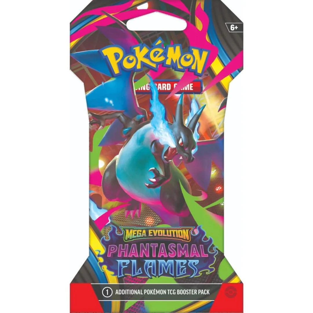 Pokémon TCG: Mega Evolution - Phantasmal Flame - Sleeved Booster ...